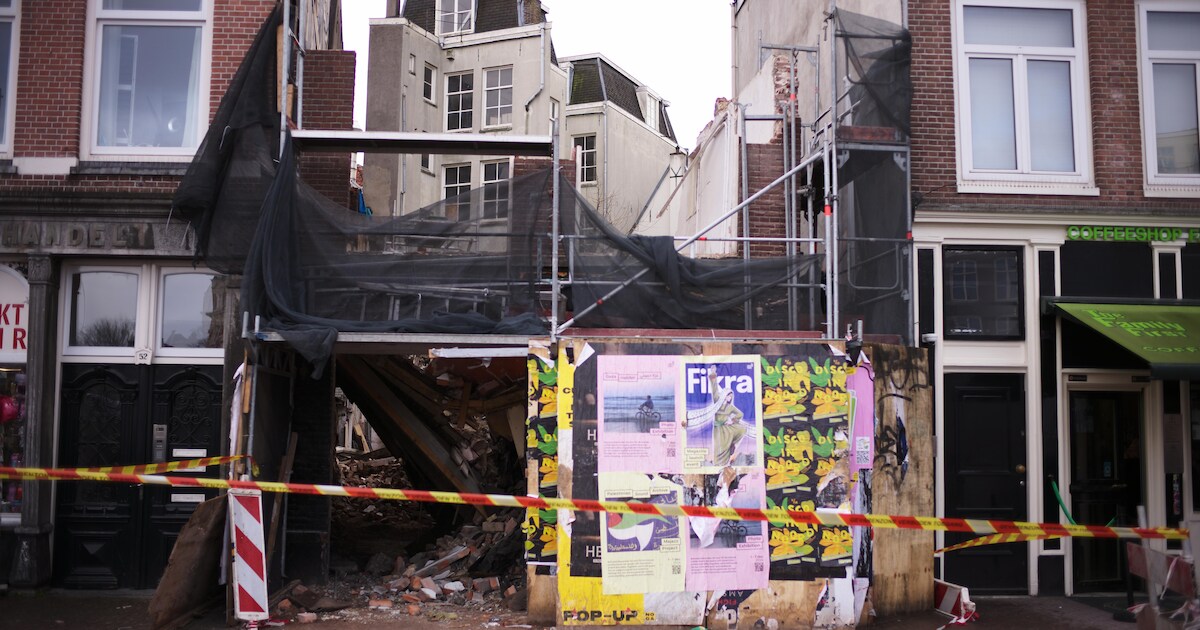 Pand aan de Amstel is deels ingestort tijdens werkzaamheden, een ...