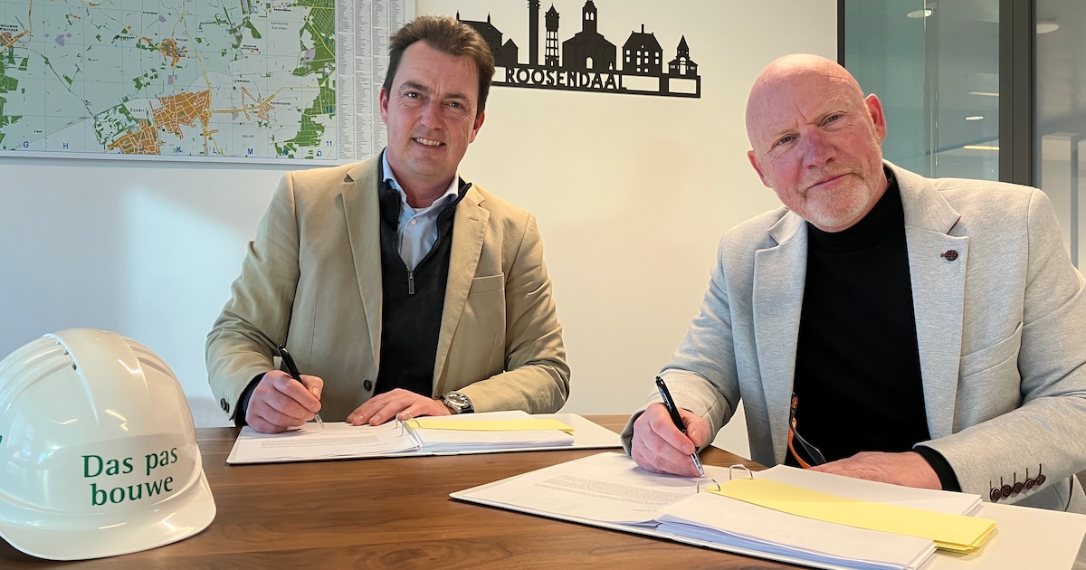 Roosendaal en Alwel tekenen overeenkomst voor bouw van 51 appartementen ...