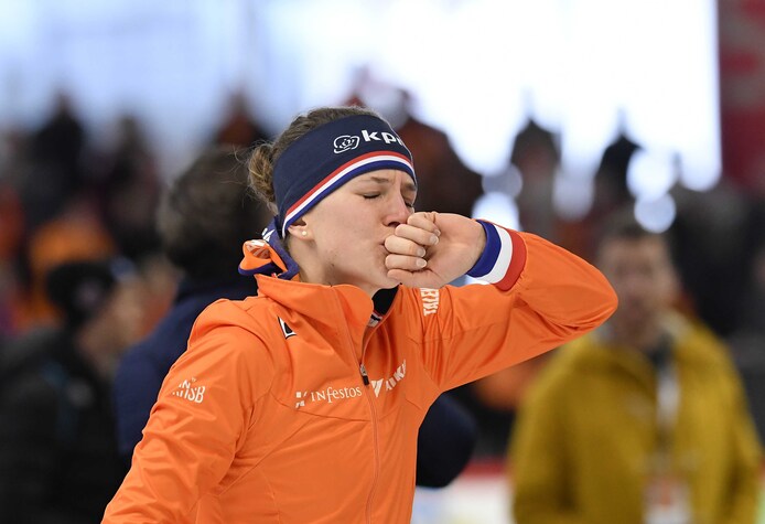 Een middelvinger naar die rotziekte | Schaatsen | AD.nl