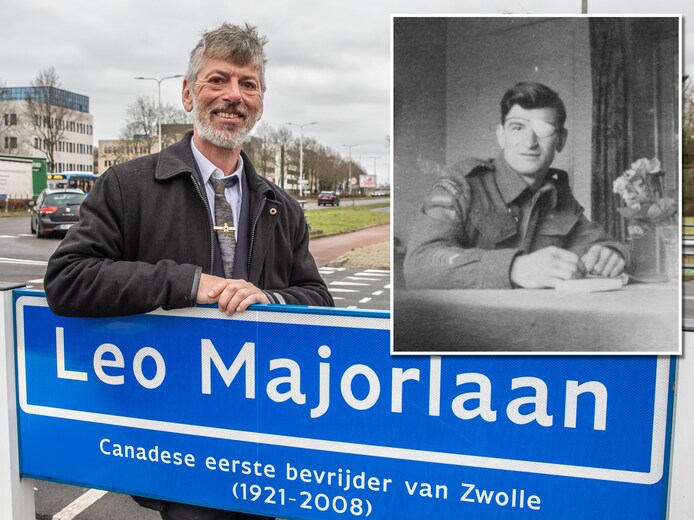 Zoon Léo Major legt na 80 jaar bevrijdingsroute van z’n vader in Zwolle ...
