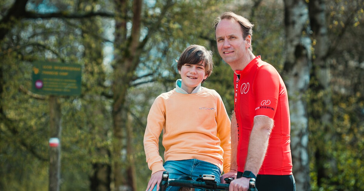 Dries gaf nier aan zijn 10-jarige zoon en fietst nu 500 kilometer in 24 ...