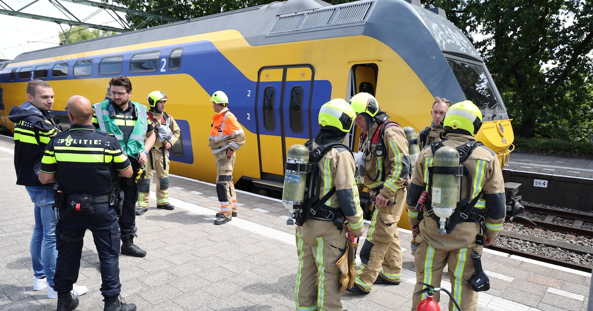 Reizigers moeten trein uit door rook in cabine van machinist, tijdelijk ...