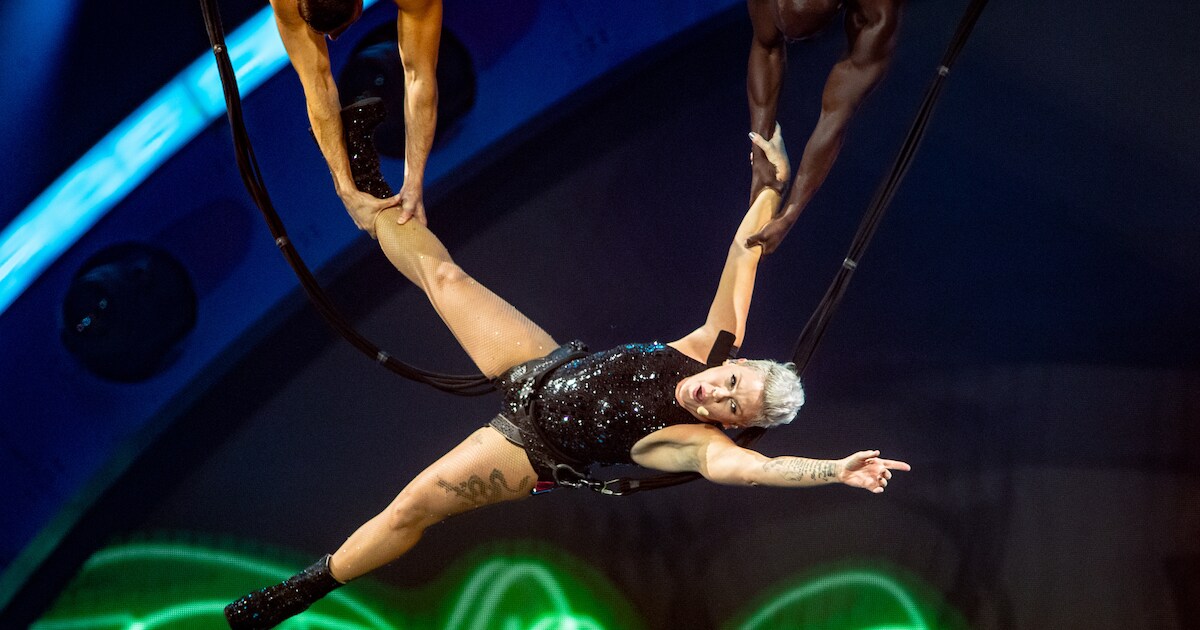 Recensie Pink in de Johan Cruijff Arena: zangeres wint haar wedstrijd ...