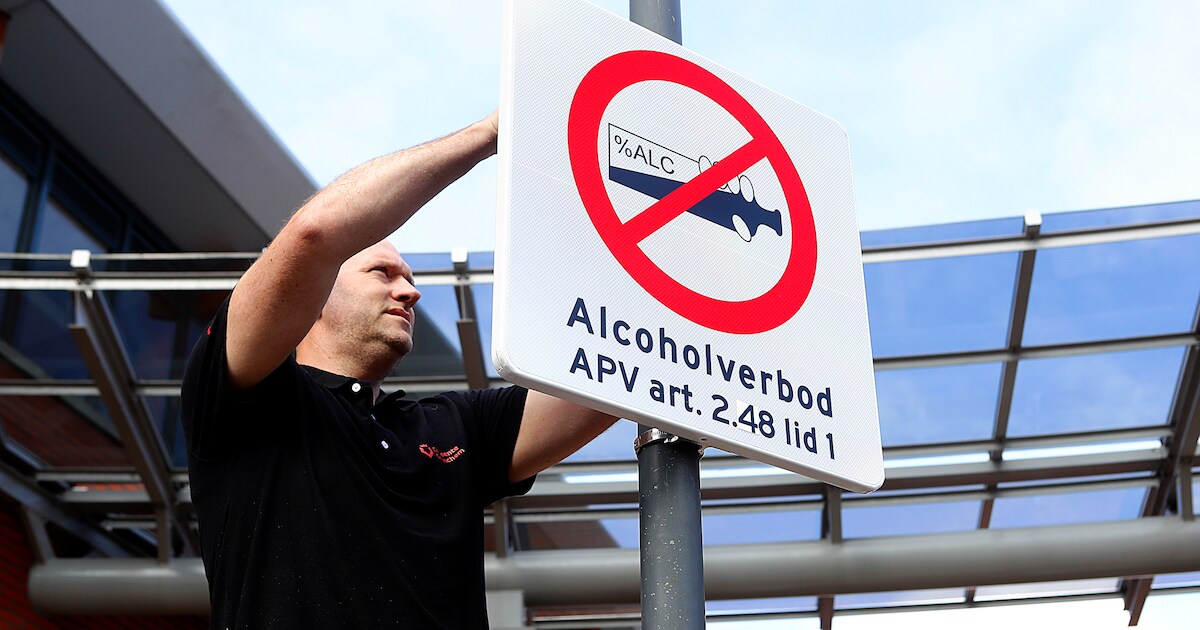 Een biertje op straat drinken bij het winkelcentrum? Dat kan je zomaar ...