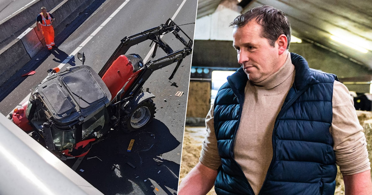 Vrachtwagen ramt tractor van boer Bert op A12, chauffeur krijgt straf ...