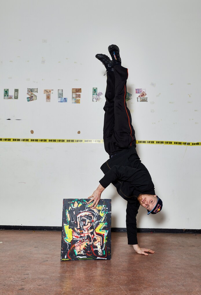 Beste breakdancer ter wereld ontdekt passie voor schilderen en ...