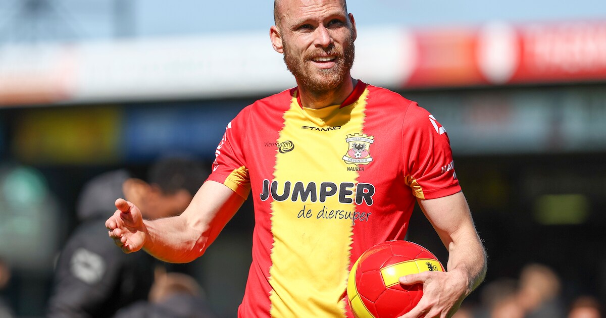 Gerrit Nauber blijft nog een jaar bij Go Ahead Eagles: ‘Zeker thuis erg ...