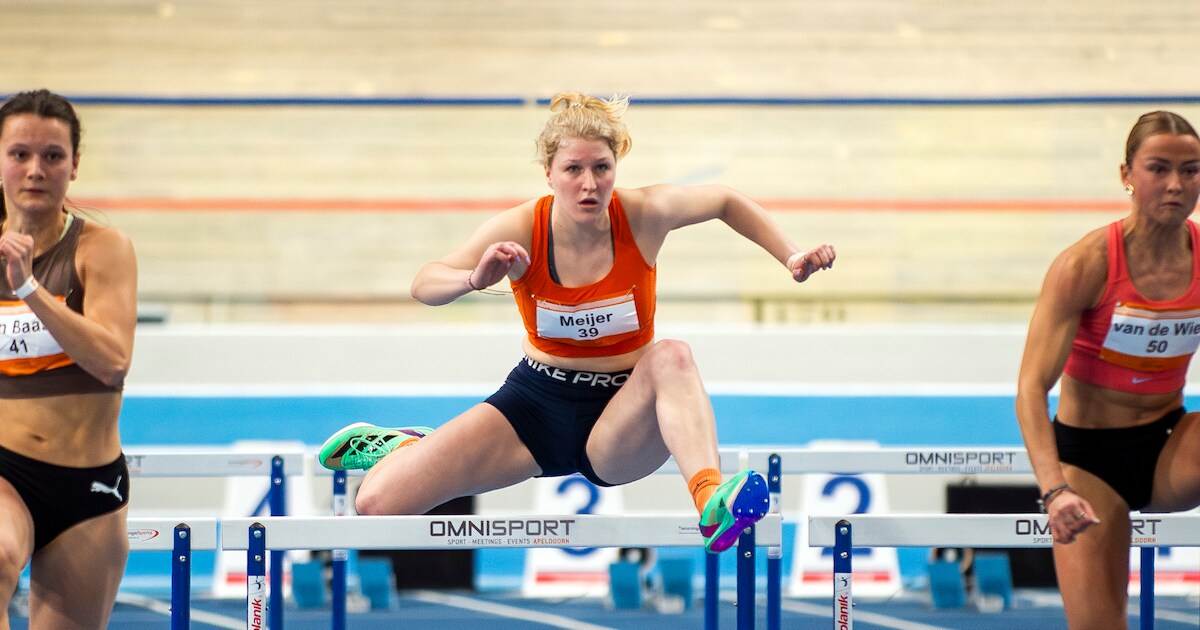 Prima debuut voor jong talent Jetske Meijer op NK indoor: ‘Ik heb op ...