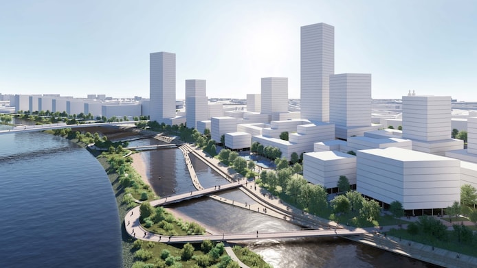 Waar een nieuw Feyenoord-stadion moest komen, komt nu een nieuwe wijk ...