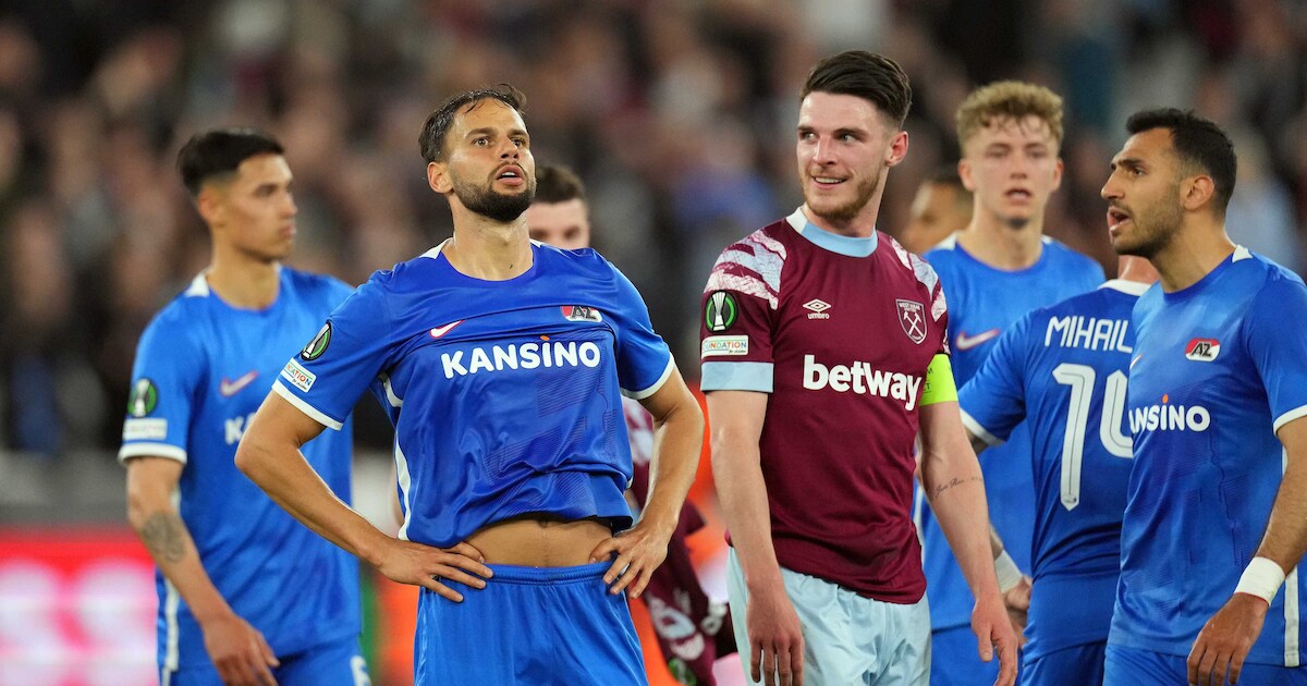 AZ zwicht na rust voor West Ham United en moet voor finaleplaats hopen op return in Alkmaar ...