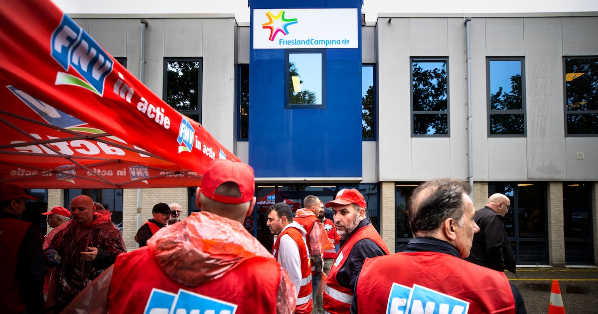 Staking bij slagroomfabriek FrieslandCampina: acties in Nuenen na ...