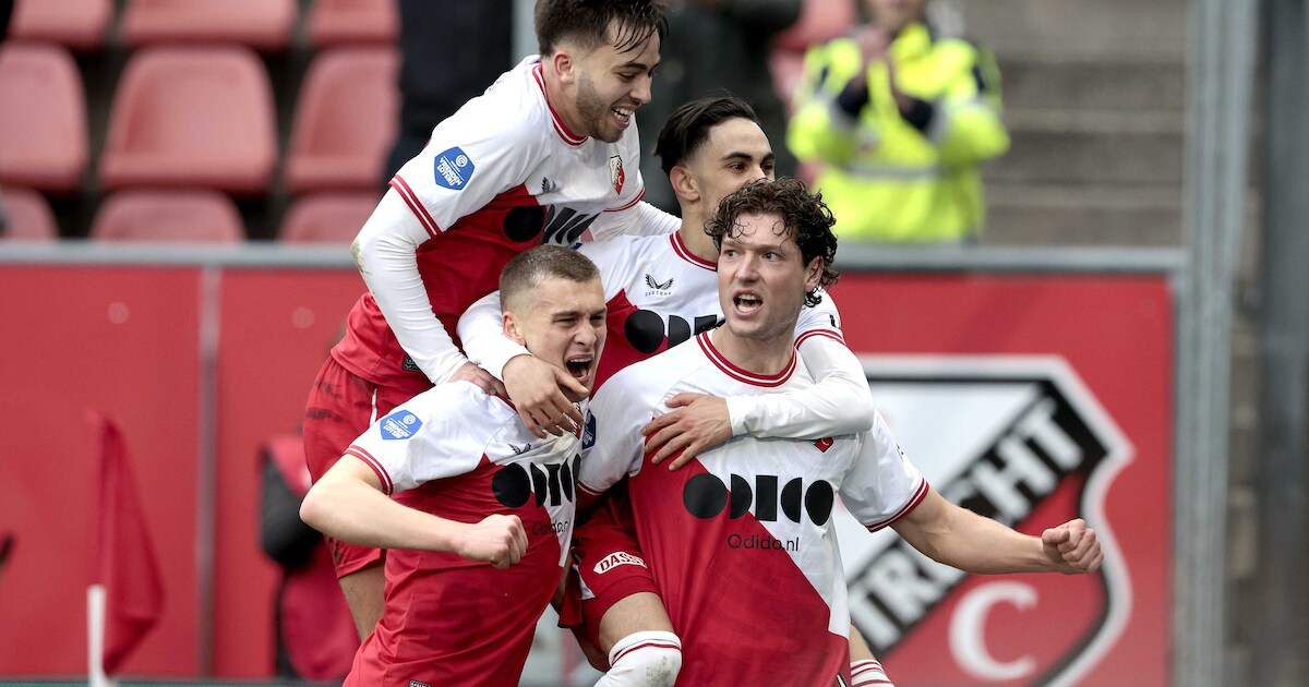 FC Utrecht boekt klinkende zege op directe concurrent Fortuna en evenaart clubrecord ...