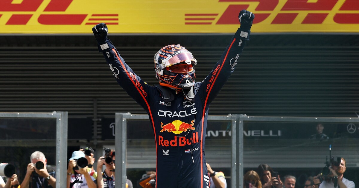 Plannetje Max Verstappen pakt perfect uit: Red Bull-coureur verslaat beide McLarens en pakt zege ...