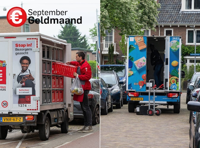 Bezorgdiensten van de supermarkten op een rij: dit kost het | Geld | AD.nl