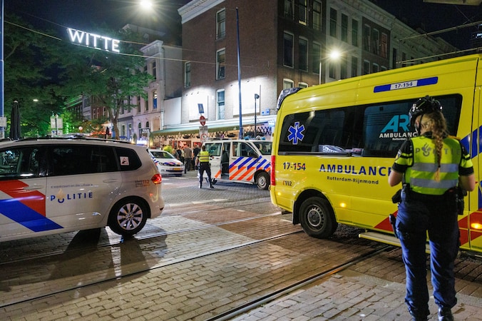 Gewonde en drie aanhoudingen na vechtpartij bij café in Rotterdam ...