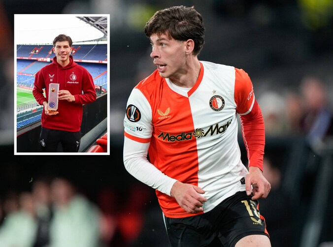Feyenoord-aanwinst Jordan Bos uitgeroepen tot speler van de maand in de ...