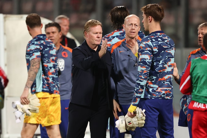 Ronald Koeman wil niet mee in kritiek na zege op Malta: ‘Ik mag het ...