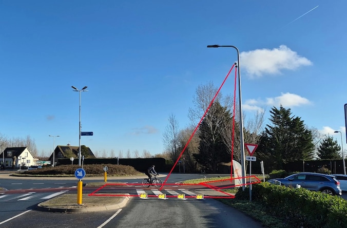 Brielle krijgt zebrapad met knipperende lampen | Regio | AD.nl