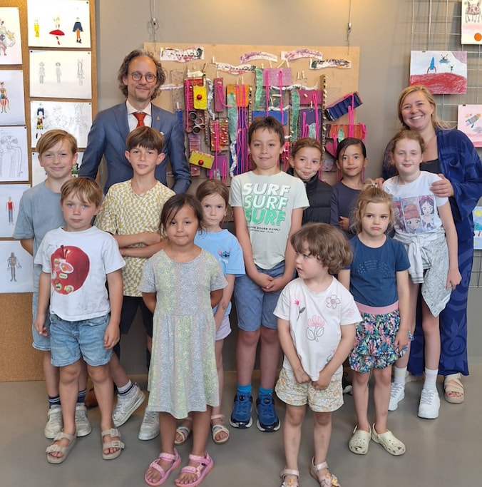 Expositie basisschoolleerlingen geopend in Culturenhuis Garenspinnerij ...