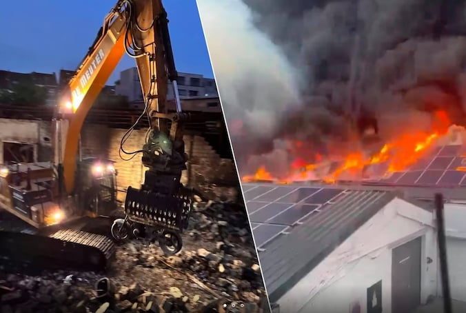 Hulpdiensten vinden meerdere lichamen onder puin na brand in Brusselse ...