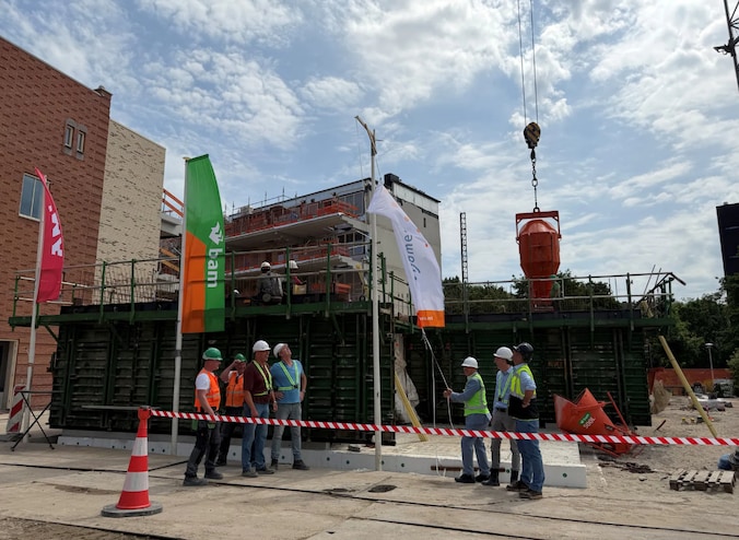 Appartementen Grasbuurt Delft bereiken hoogste punt, 2027 oplevering ...
