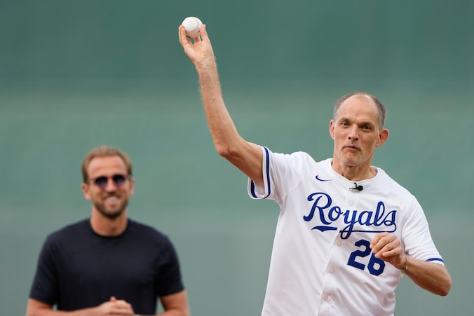 Tuchel en Kane bij de Kansas City Royals, Haaland wordt niet herkend in ...