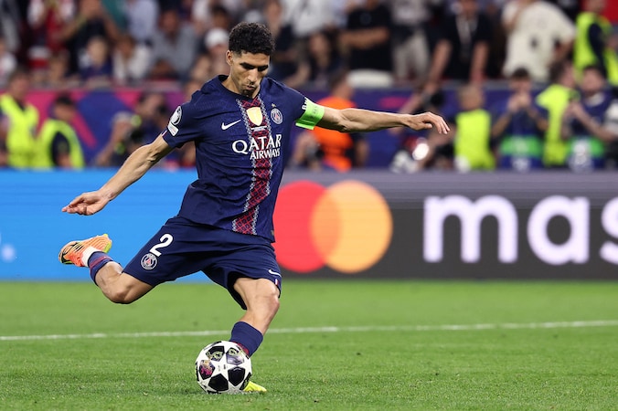 PSG-verdediger en aanvoerder Marokko Achraf Hakimi definitief voor de ...