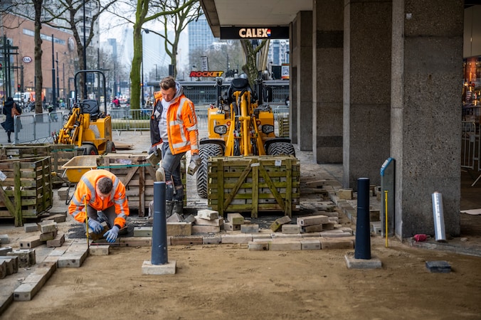 Coolsingel wéér opengebroken: ‘Als het tegen zit, zijn we misschien pas ...