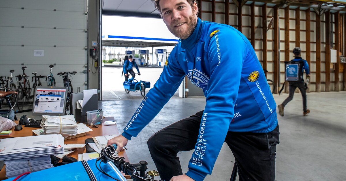 Bedrijf van fietskoerier Tobias bezorgt duizend pakketten per dag: ‘We ...