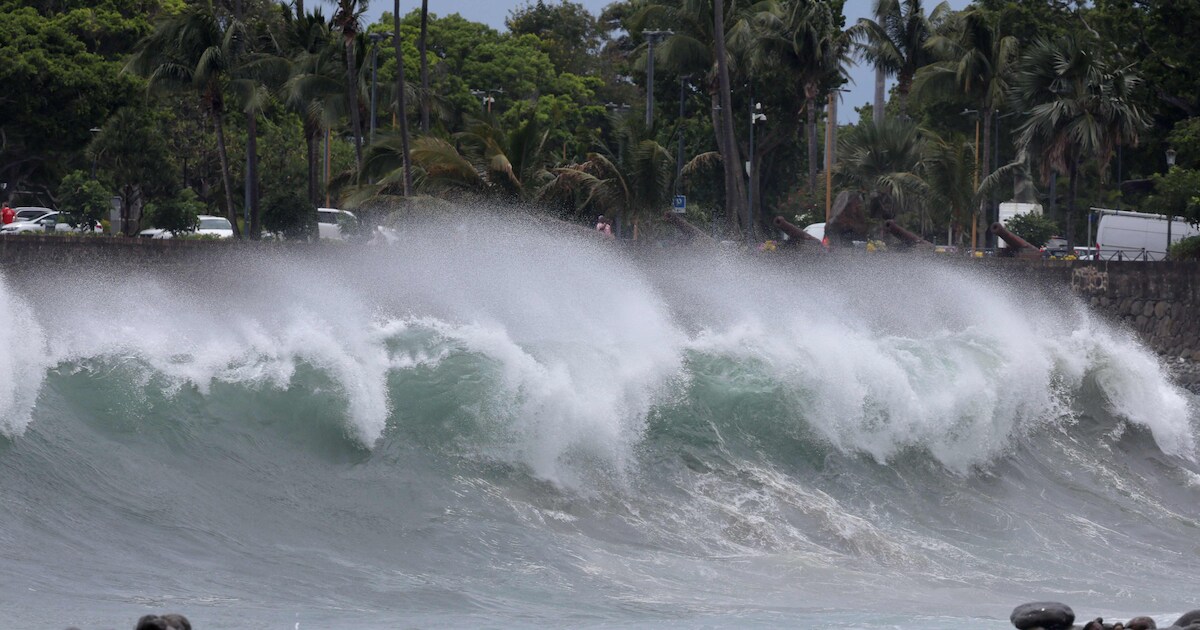 Cycloon raast over Frans overzees eiland La Réunion: hele bevolking ...