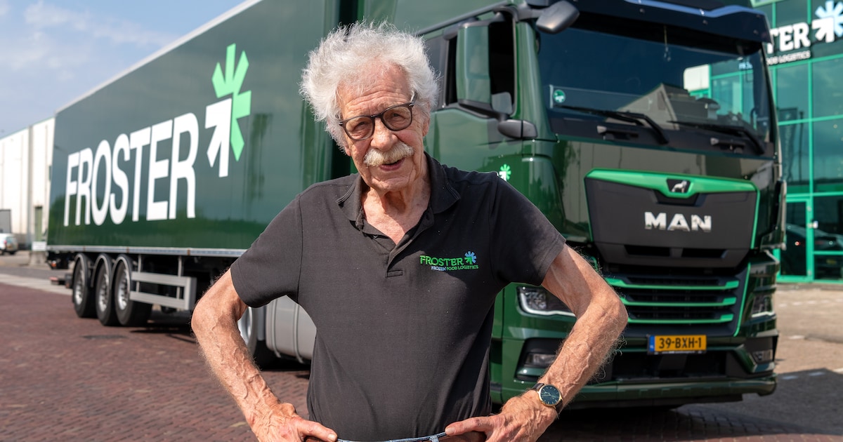 Lex (73) is verknocht aan de vrachtwagen: ‘Als het aan mij ligt, ga ik ...