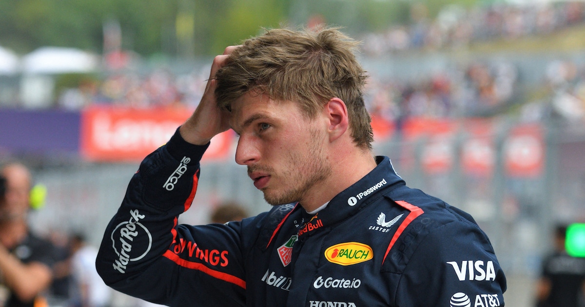 Gezicht Max Verstappen op onweer na slechtste kwalificatie van het jaar: ‘Het gaat het hele ...