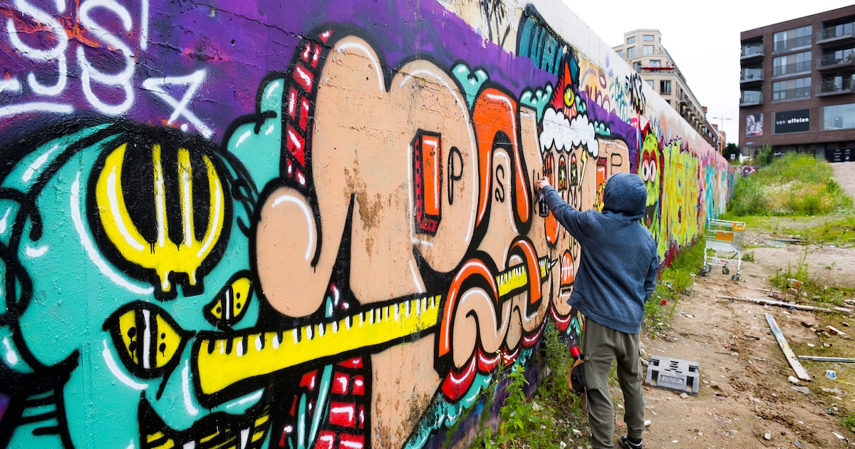 Dé hotspot op het Berlijnplein - waar graffiti-kunstenaars hun gang ...