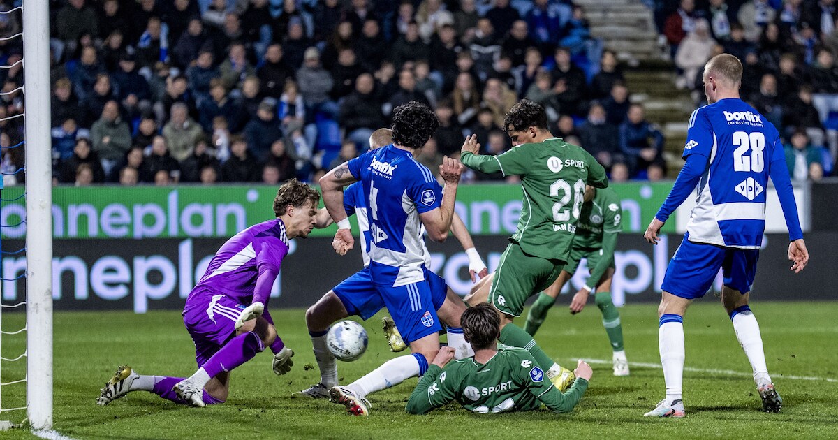 Twee goals in twee minuten: PEC Zwolle en FC Groningen in evenwicht na ...