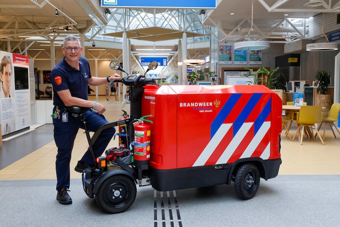 Brandweer UMC Utrecht eerste in Nederland met elektrische kar (en ...