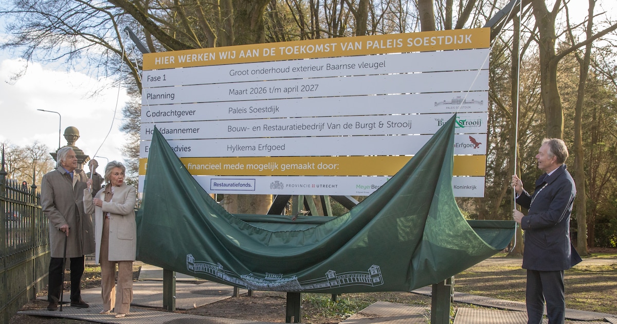 Paleis Soestdijk gaat eindelijk in de steigers: ‘Heel blij dat het na ...