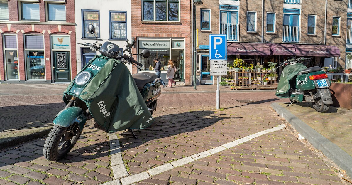 Ondanks verbod verhuurt Felyx nog steeds scooters in Delft ...