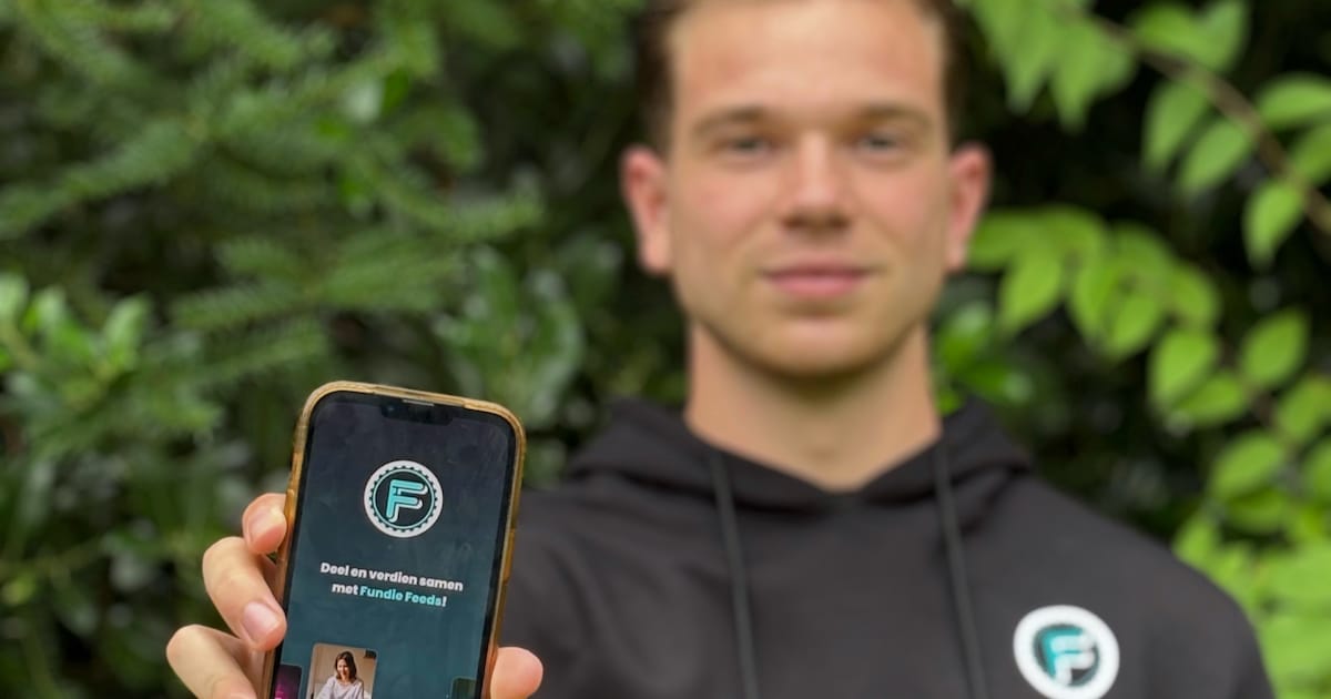 Met de app van Robin (20) krijg je gratis appeltaart als je een foto ...
