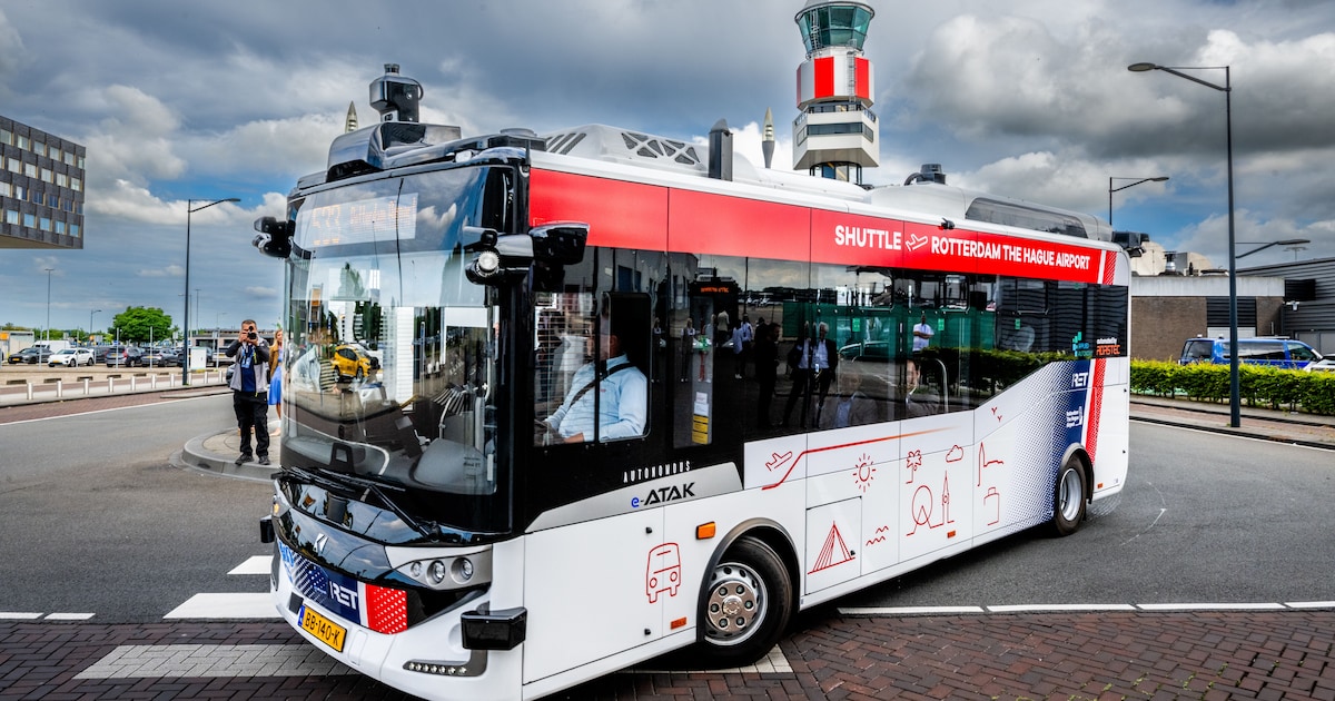 Rotterdam had eerste zelfrijdende bus van het land, worden dat er ...