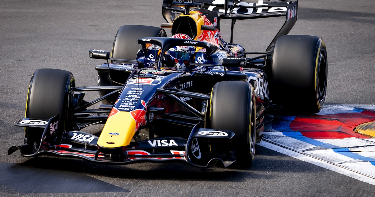 Max Verstappen zit Ferrari’s op de hielen tijdens tweede training in ...