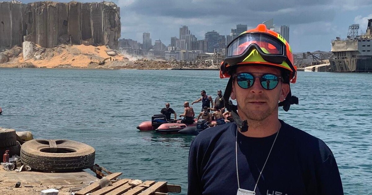 Robert (41) werkt voor Usar en vloog naar Beiroet: ‘Hier zijn we al in ...