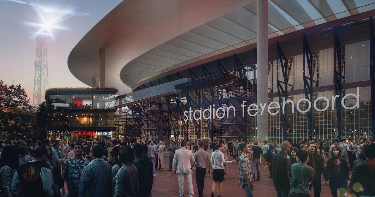 Feyenoord gaat stadionplan van De Ru serieus onderzoeken: ‘We gaan het ...