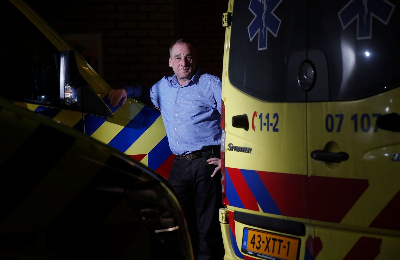 Nog één keer meekijken over de schouder van de ambulanceverpleegkundige ...