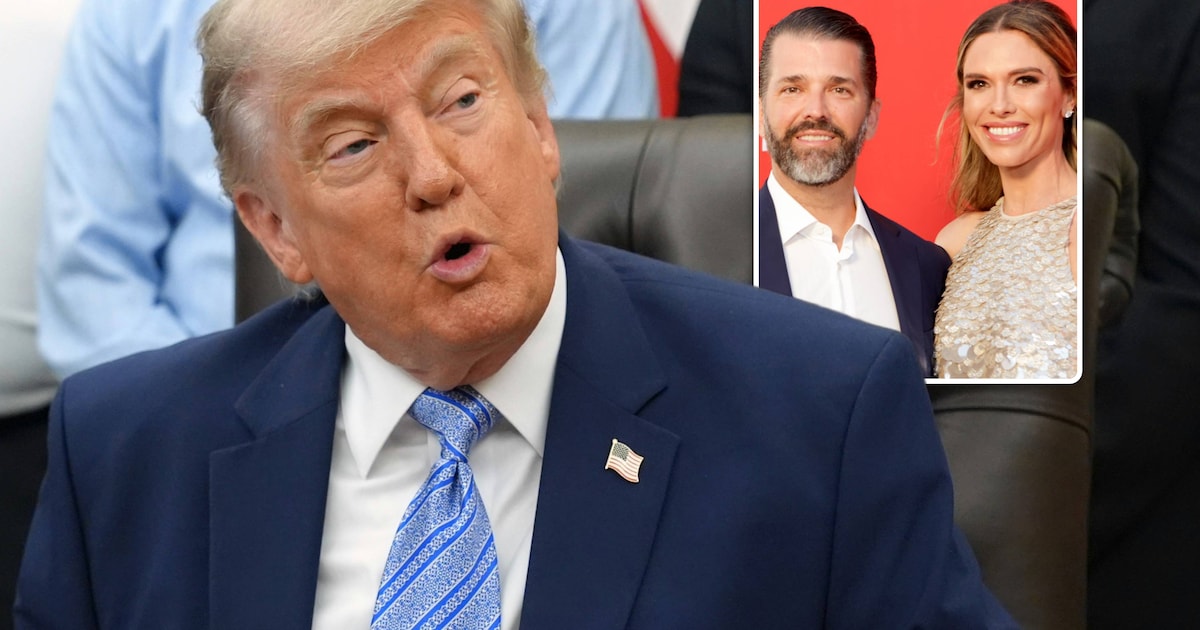 Trump zegt af voor bruiloft van oudste zoon dit weekend: ‘Slechte ...