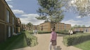 In de Collse Hoeve in Nuenen wonen voorlopig 50 arbeidsmigranten, maar ...