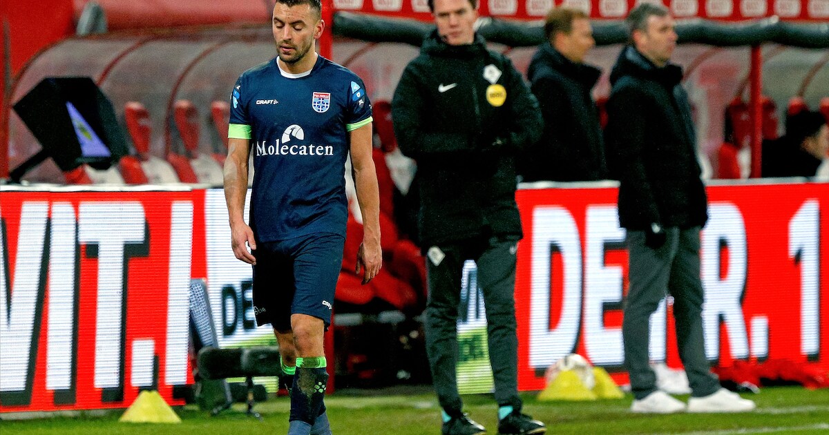 PEC-captain Van Polen voor twee duels geschorst na rood in jubileumduel ...