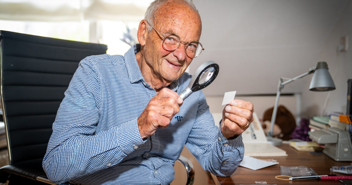 Hans (86) geeft nog steeds ziel en zaligheid voor postzegels: 'Ik heb ...