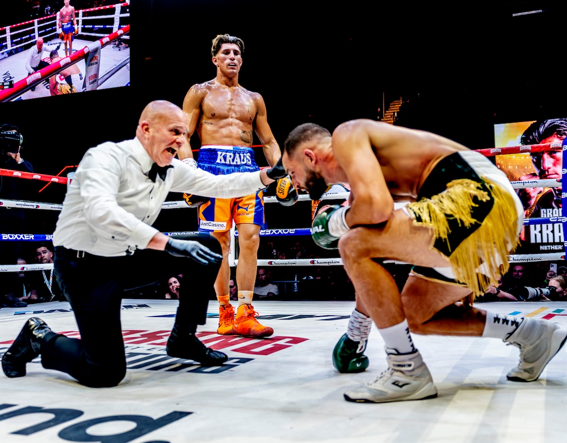 Gradus Kraus geeft ongeslagen Brit geen schijn van kans bij Boxing ...