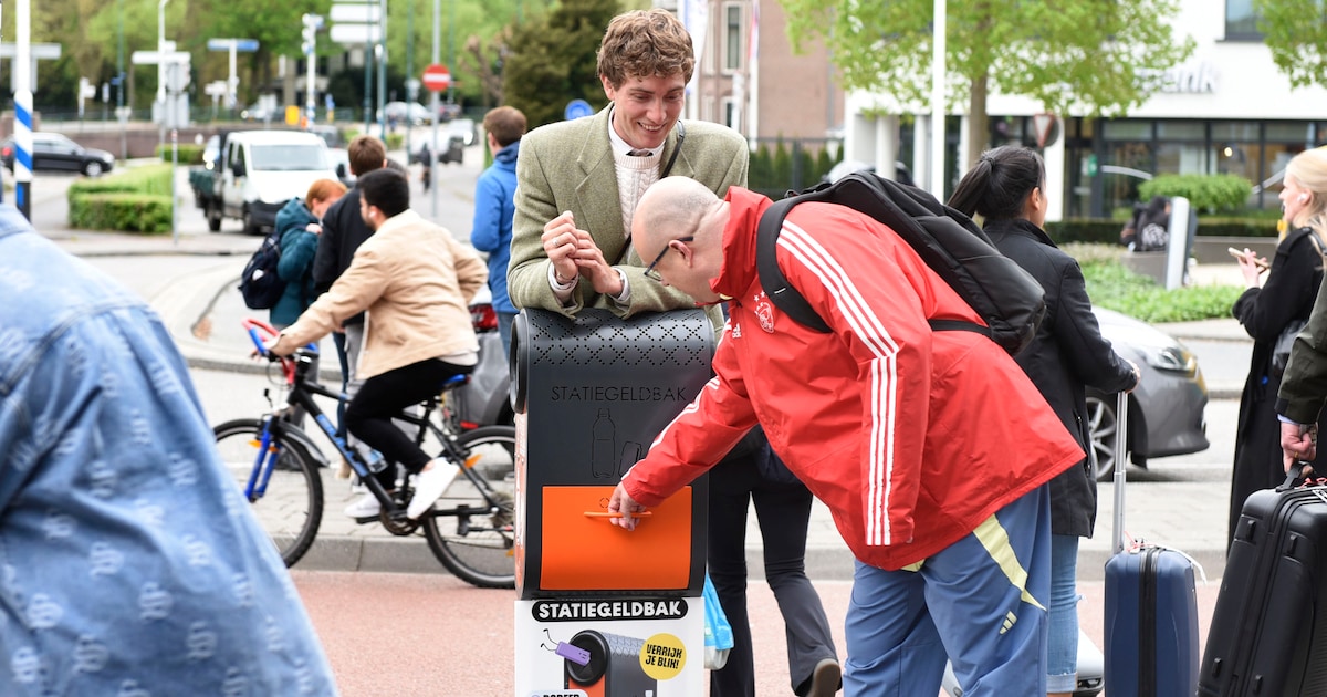Minder rommel op straat: nieuwe bak om blikjes apart in te zamelen voor ...