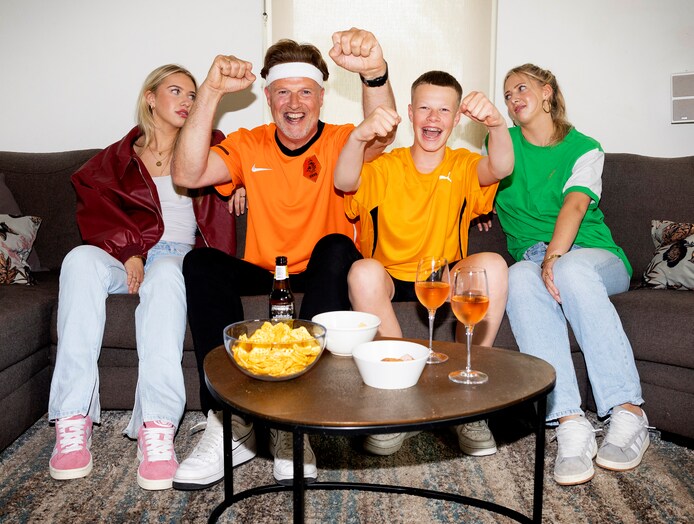 Vader en kind genieten van het voetbal: ‘Selectiedag van Lex wilden we ...